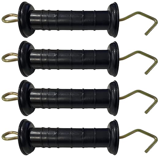 Amazon.com: Hnmedia 4 Pieces Plastic Electric Fence Gate Handles with ...