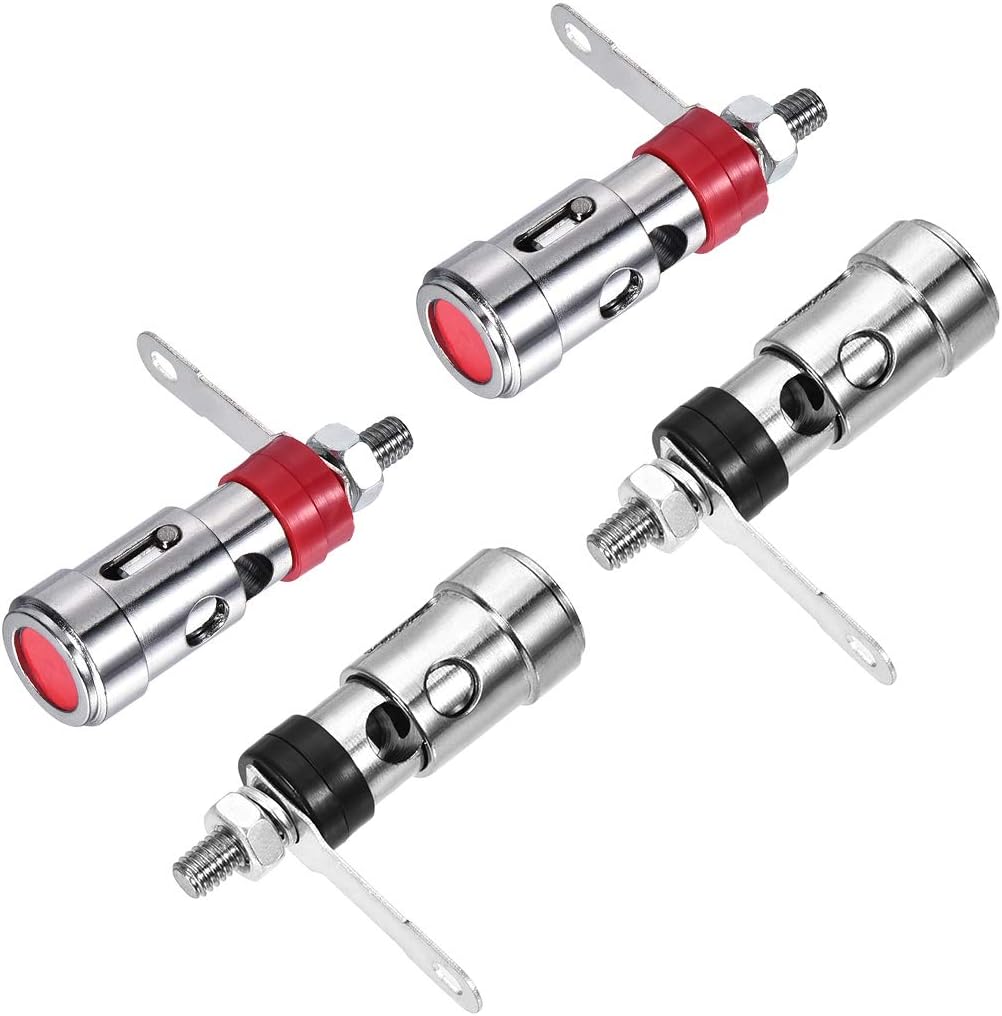uxcell 4PCS Amplifier Terminal Connector Binding Post Push Quick Type ...