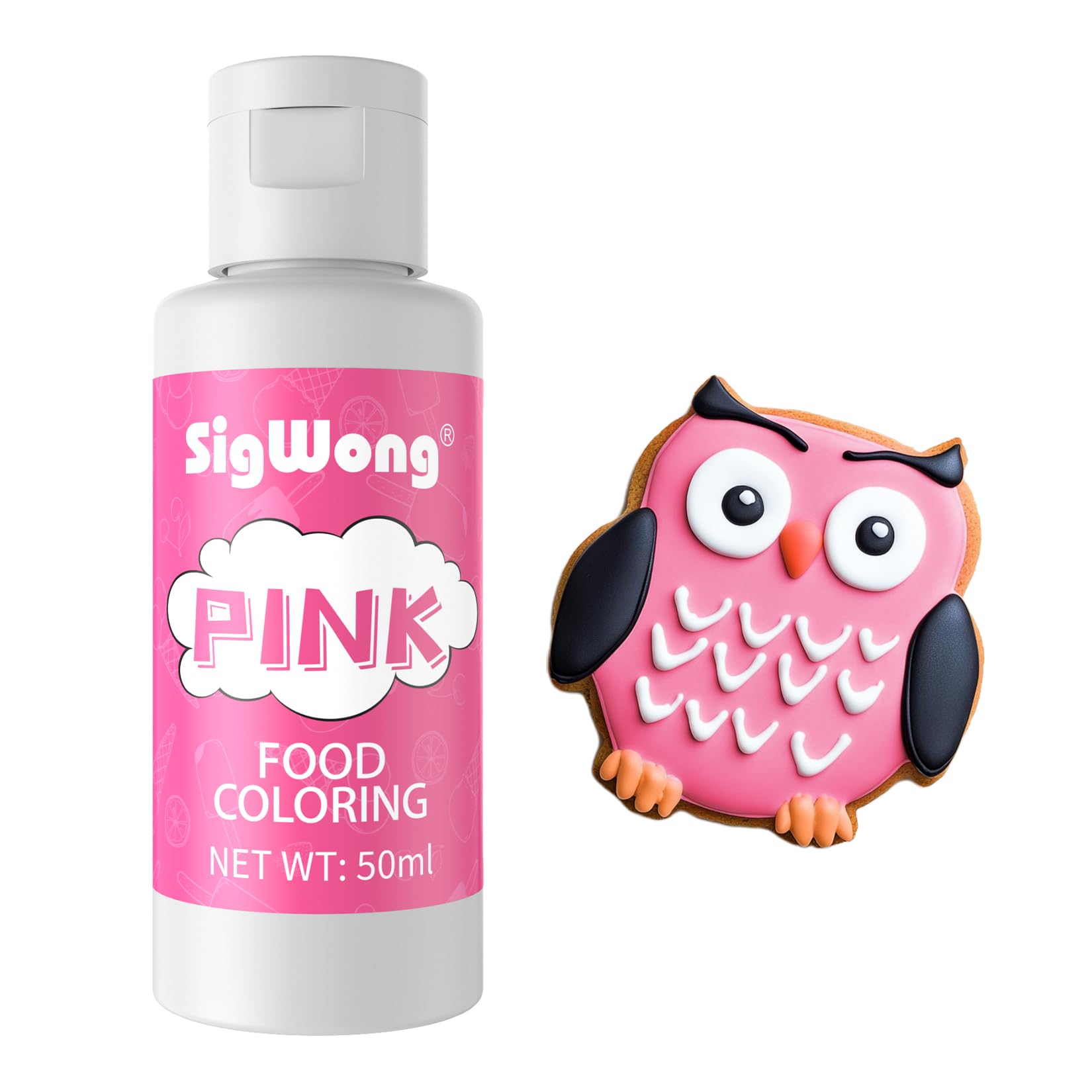 Food Colouring - 50ml Concentrated Liquid Food Colouring Set - Neon ...