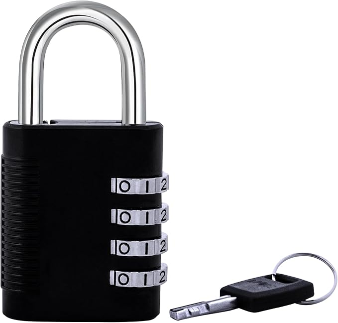 SX-575 4-Dial Combination Disc Padlock, High Security Combination Lock ...