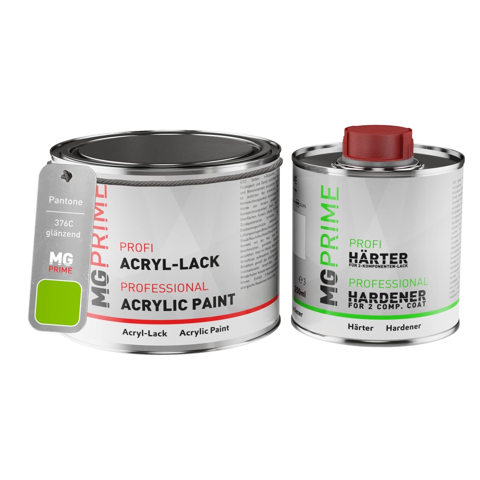 MG PRIME Pantone 376C Green Acrylic paint gloss 0.75 litres / 750 ml ...