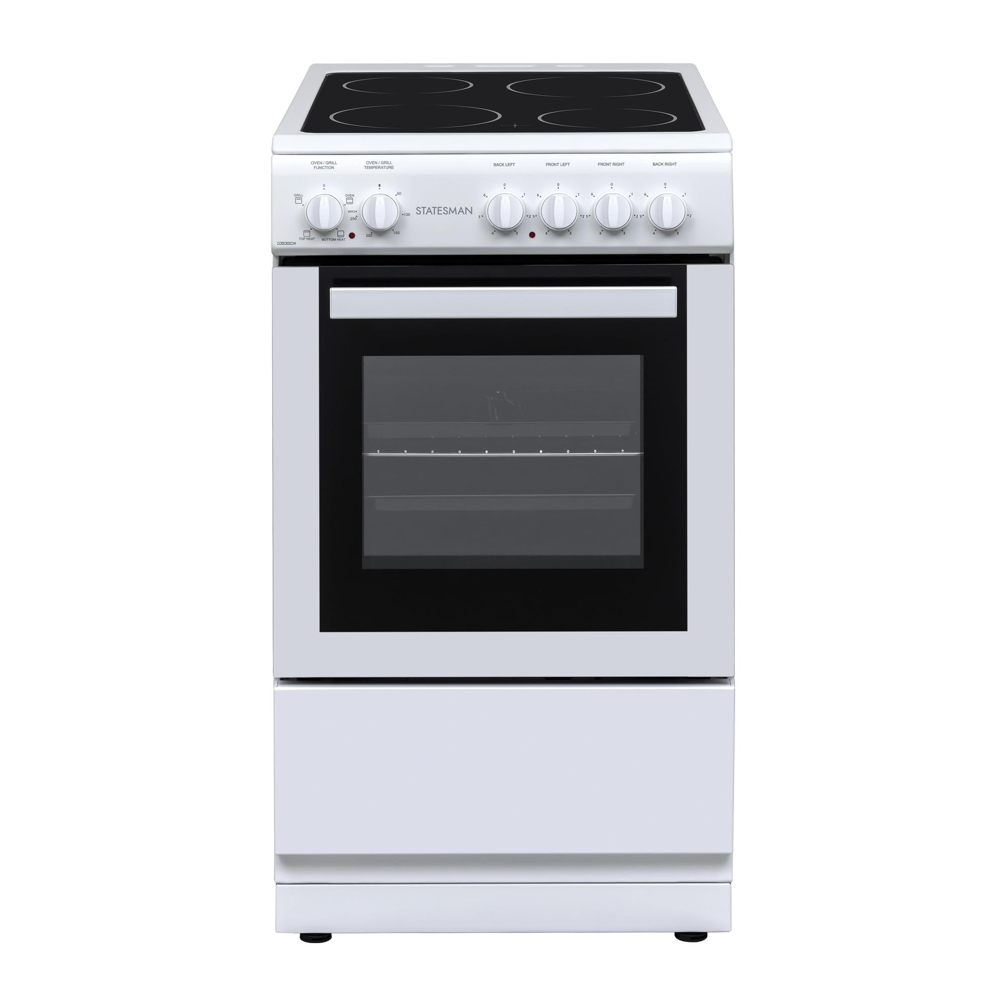 Statesman C050ESCW Freestanding Single Cavity Electric Cooker With ...