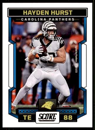 Amazon.com: 2023 Score #202 Hayden Hurst NM-MT Carolina Panthers Football Trading Card NFL ...