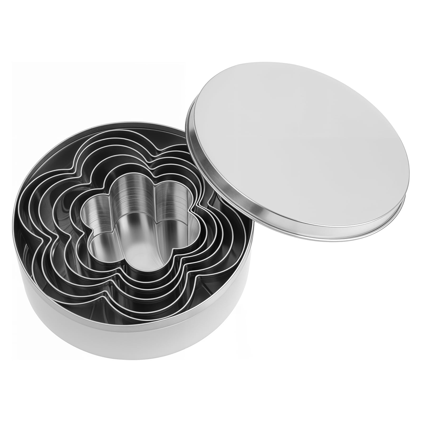 Amazon.com: Metal Cookie Cutters Set, Flower Large Molds Daisy Cookie ...