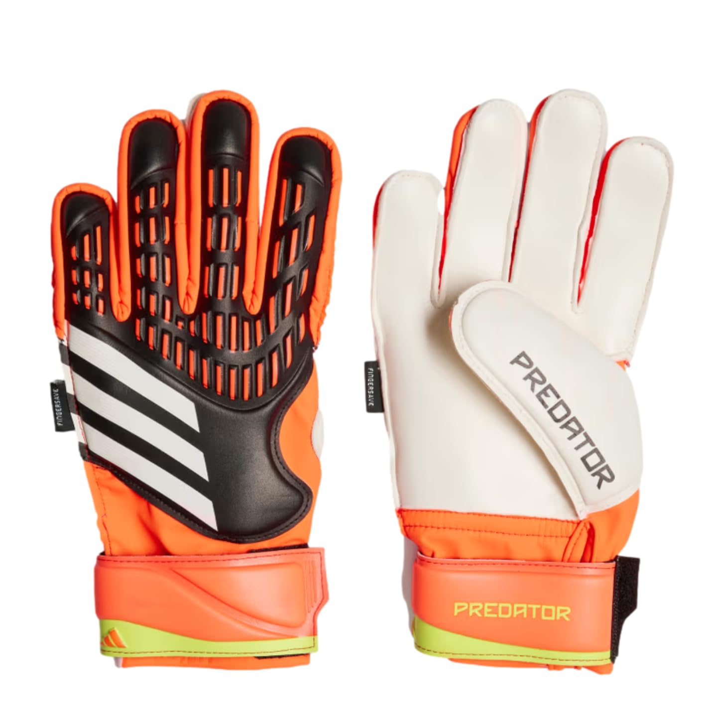 Snapklik.com : Adidas Unisex-Kids Match Fingersave Predator Goalie Gloves