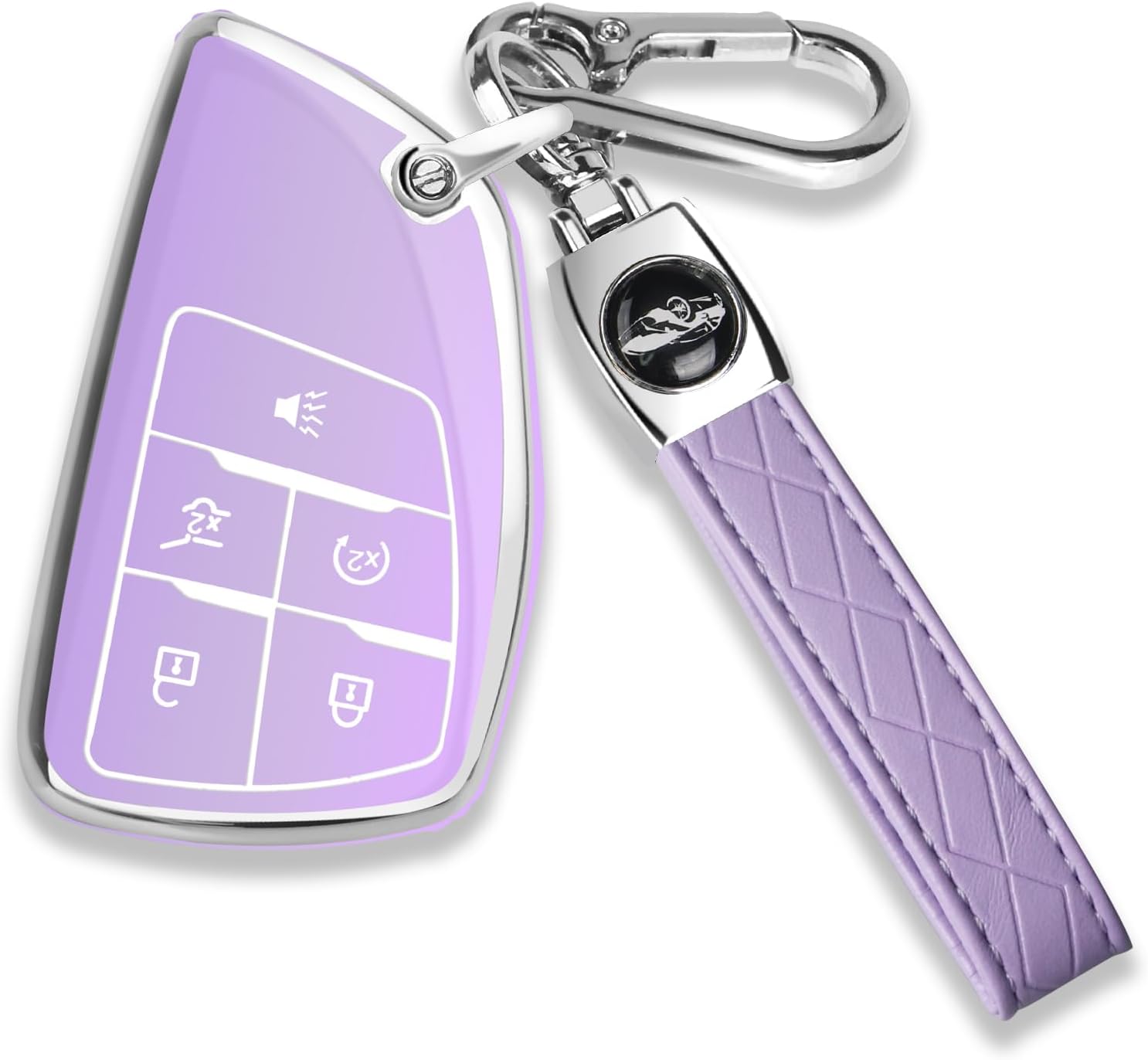 Amazon.com: QBUC for Chevy Key Fob Cover with Keychain Soft TPU ...