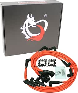 Amazon.com: AIP Electronics Dragon FIRE Performance 10mm Ignition Spark Plug Wires Set ...