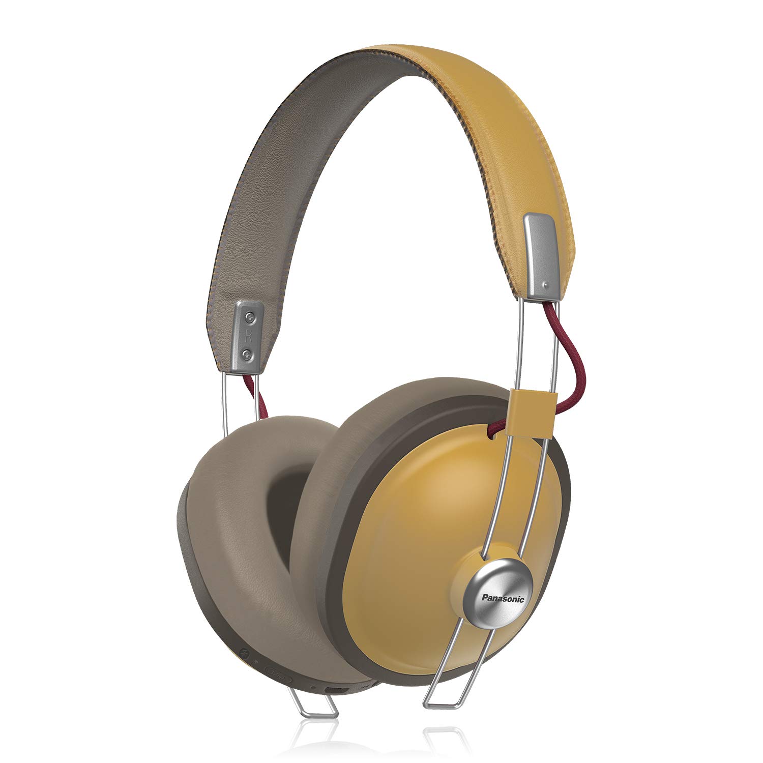 Panasonic Retro Over-The-Ear Headphones with Bluetooth 24-Hour Playback ...