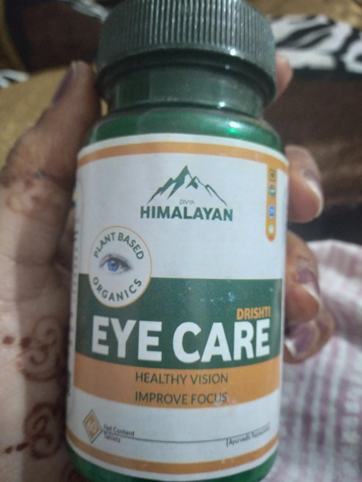 Divya Himalayan Plant-Based Drishti Eye Care Supplement, 60 Tablets ...