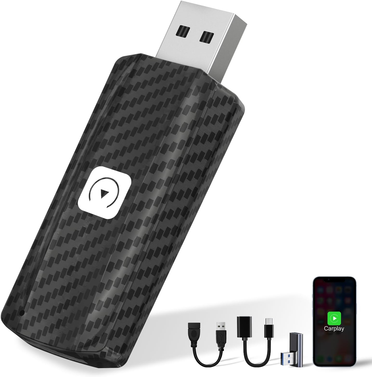 Amazon.com: MSXTTLY Wireless CarPlay Adapter for Apple iPhone iOS 12 ...