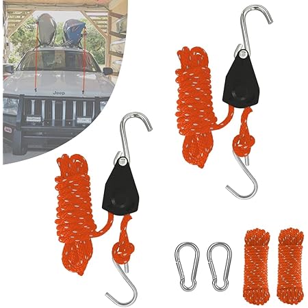 Amazon.com: Quick Hood Loops Trunk Anchor Kayak Tie Downs Straps Bow ...