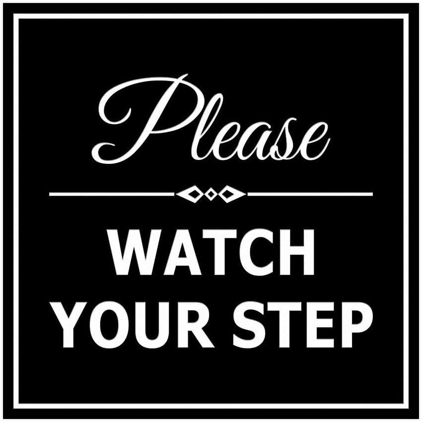 Amazon.com: Hillman 845623 Watch Your Step self-Adhesive Sign : Office ...