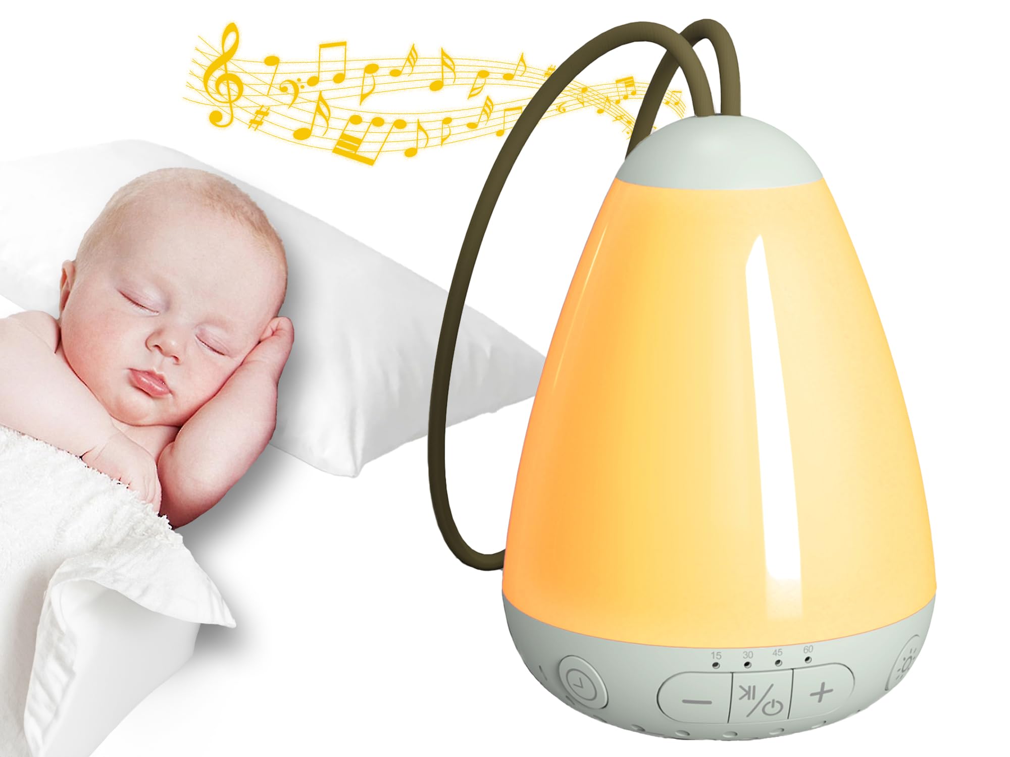 Amazon.com: White Noise Sound Machine for Baby, Portable Travel Sound ...
