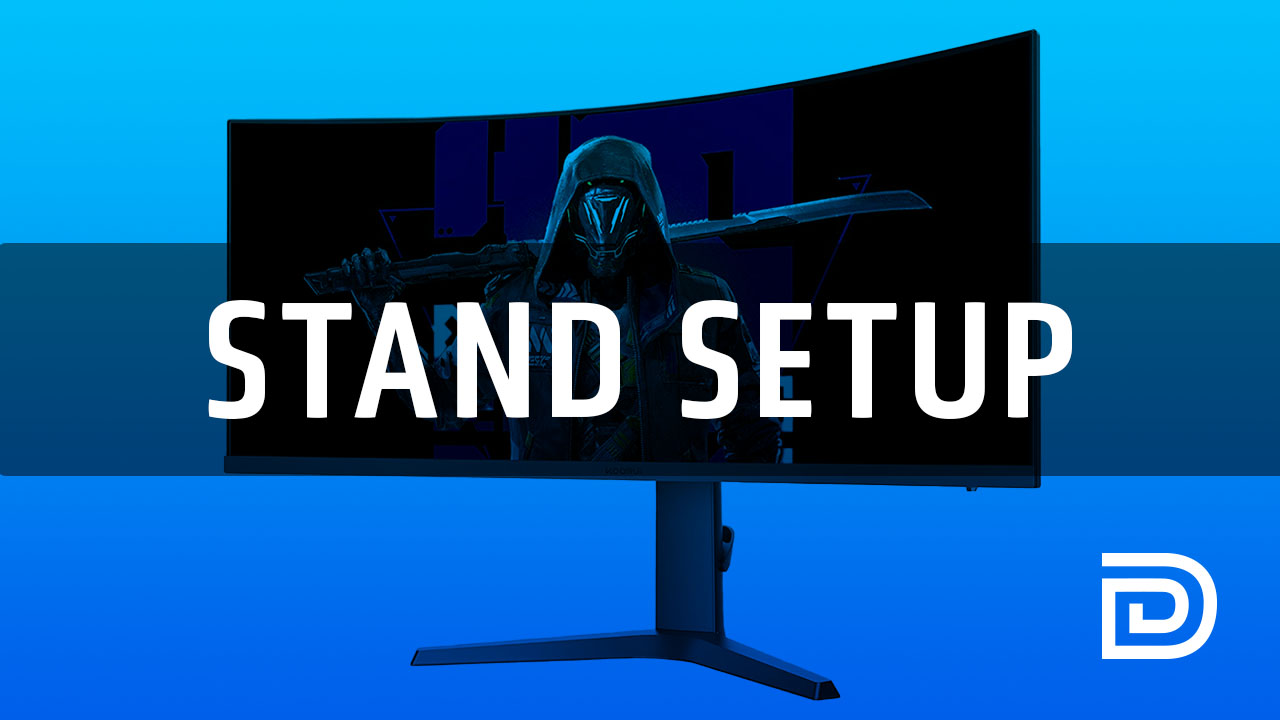 Watch KOORUI 34 Inch Ultrawide Curved Gaming Monitor Stand Setup on ...