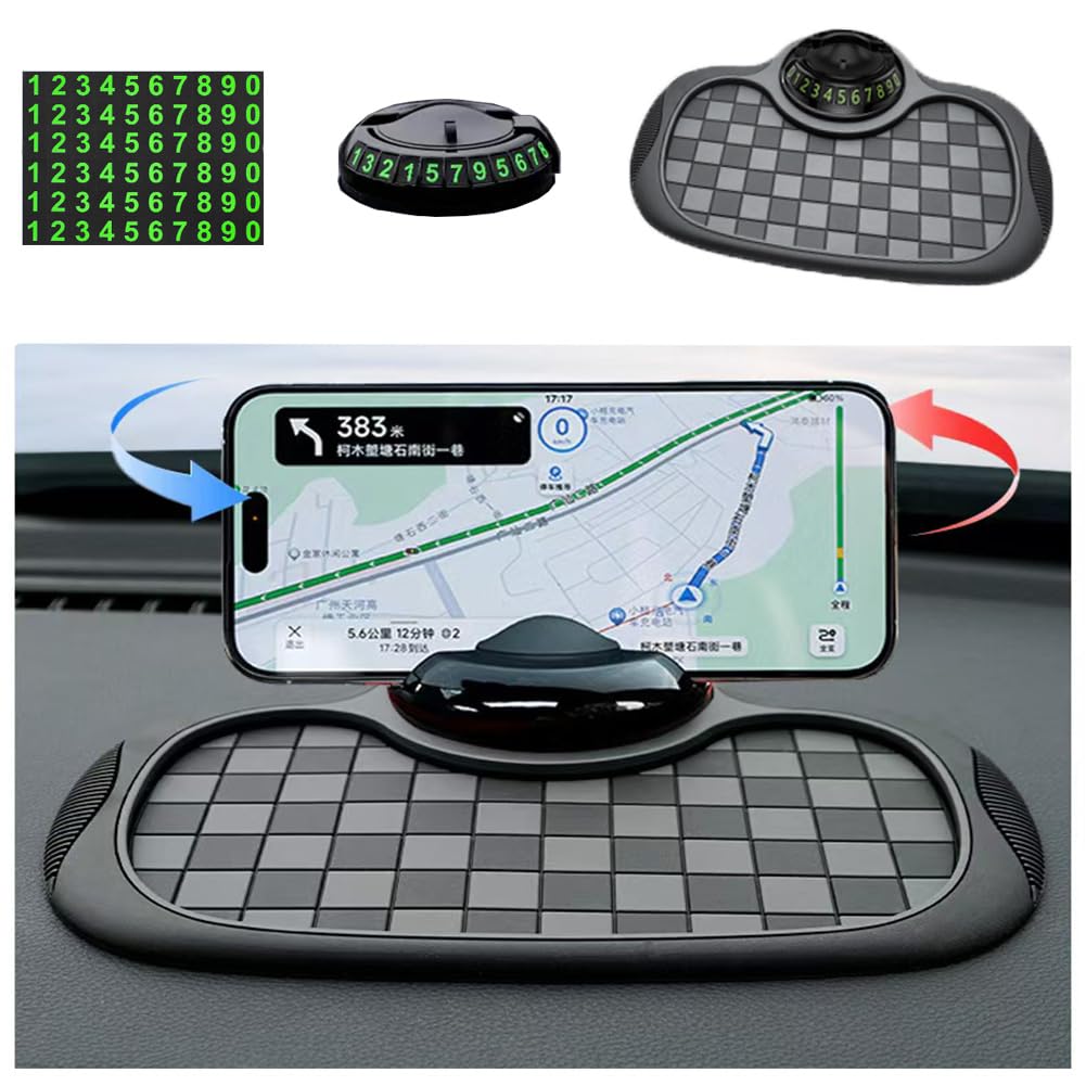 Amazon.com: Multifunction Car Anti-Slip Mat Auto Phone Holder Car ...