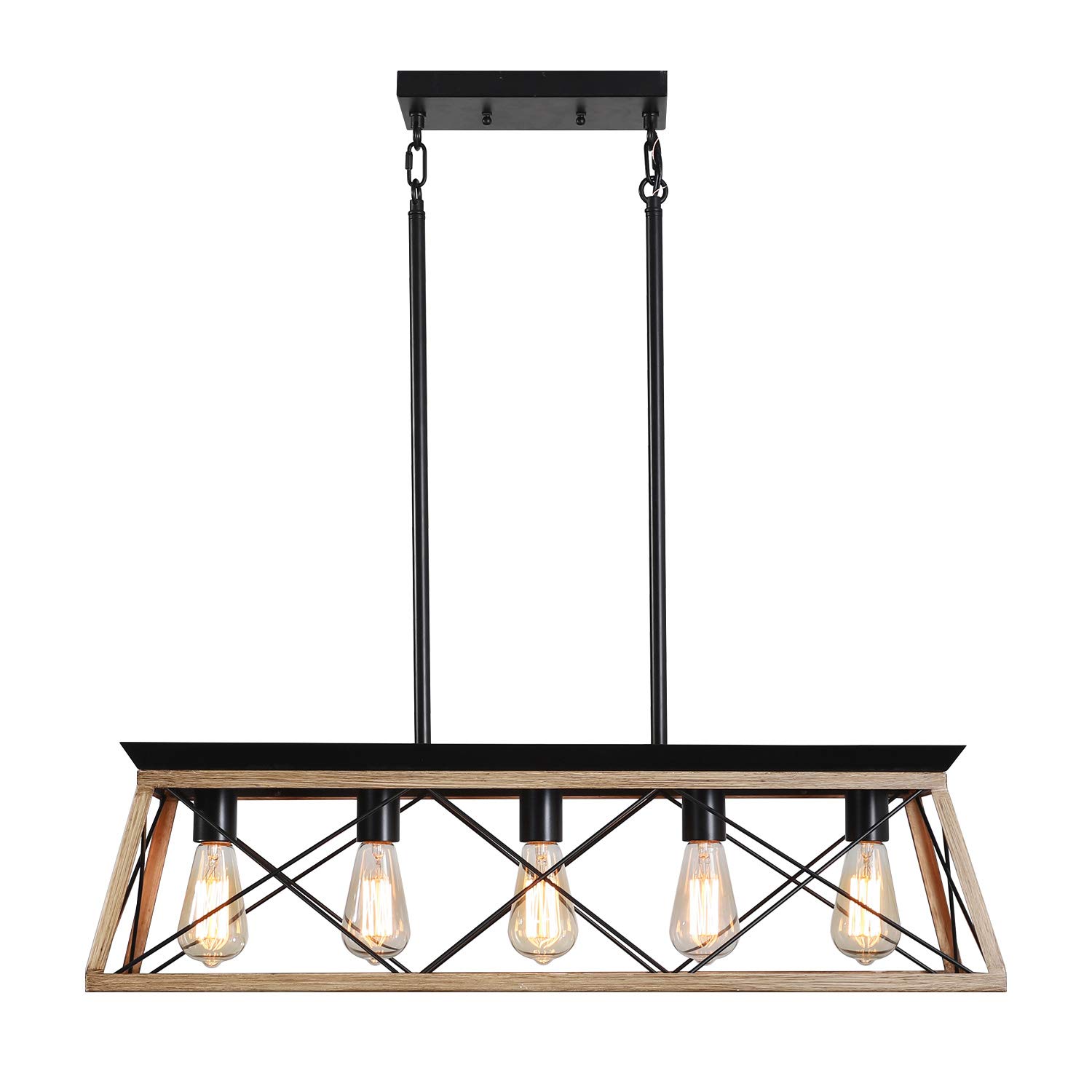 Buy FAISHILAN Modern Industrial Chandelier Kitchen Island Ceiling ...