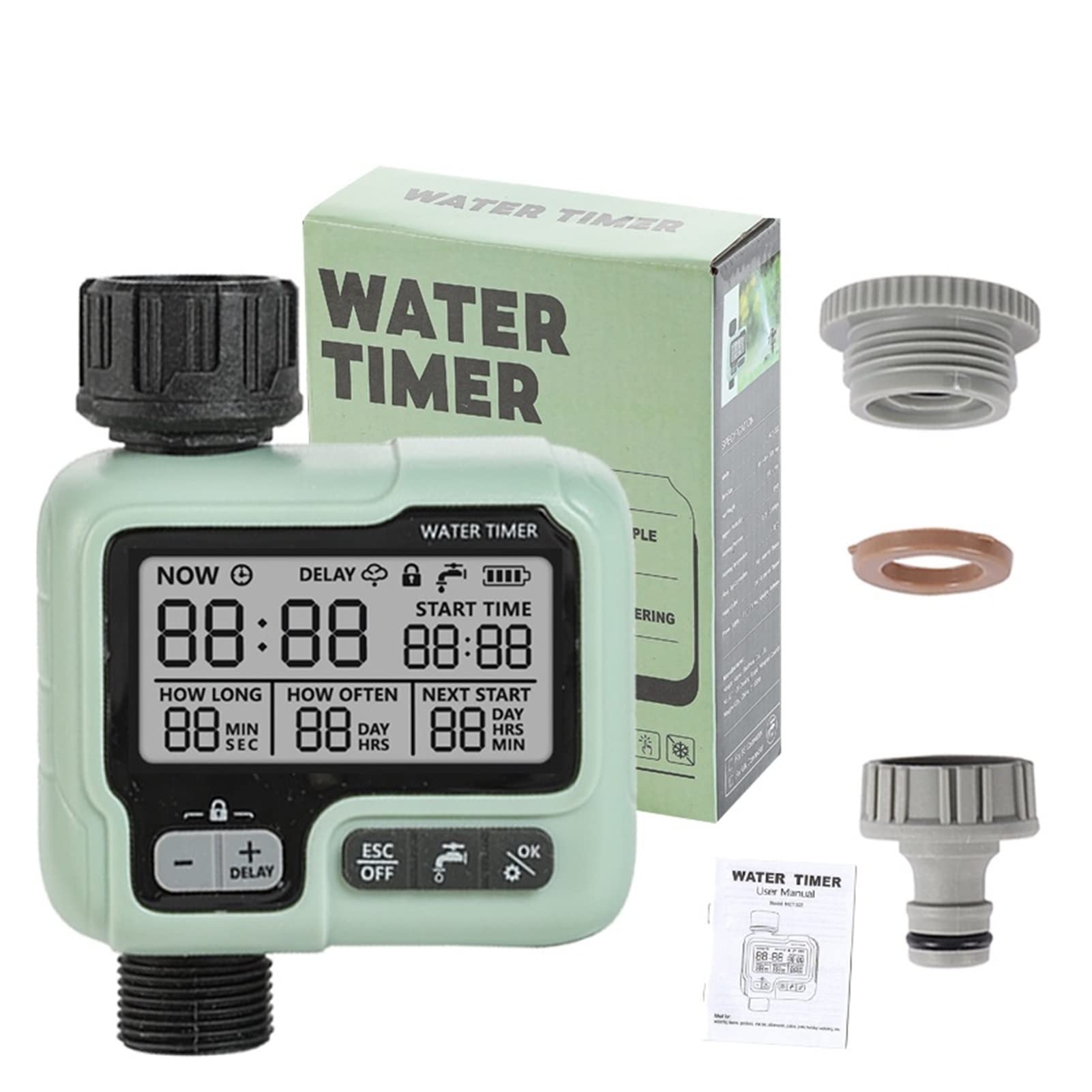 Buy EZGA WIFI Sprinkler Controller Sprinkler Timer With Rain Sensor ...