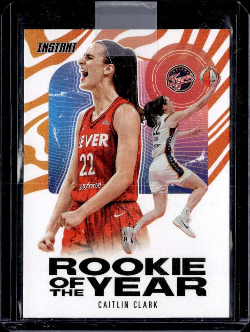 Amazon.com: CAITLIN CLARK RC ROY 2024 Panini Instant #ROY Fever ROOKIE ...