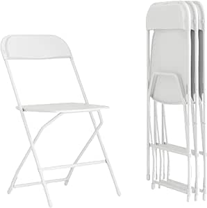 Amazon.com: Flash Furniture Hercules Series Plastic Folding Chair ...