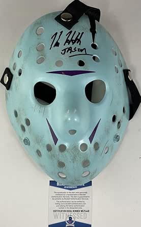 KANE HODDER NES STYLE JASON VOORHEES MASK FRIDAY THE 13TH AUTOGRAPH 8 ...