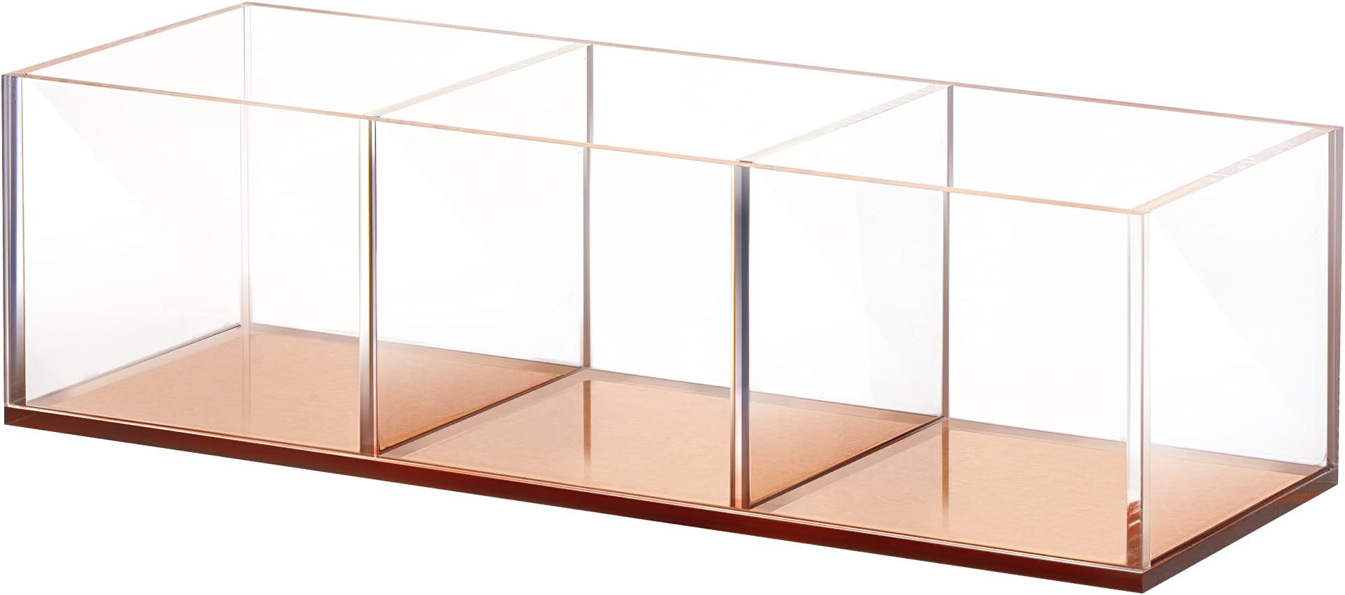 Amazon.com: Isaac Jacobs Clear Acrylic 3 Section Organizer- Three ...