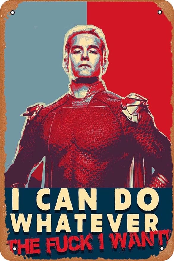 Amazon.com: Homelander ‘Whatever’ Poster Movie Art Print Poster Vintage ...