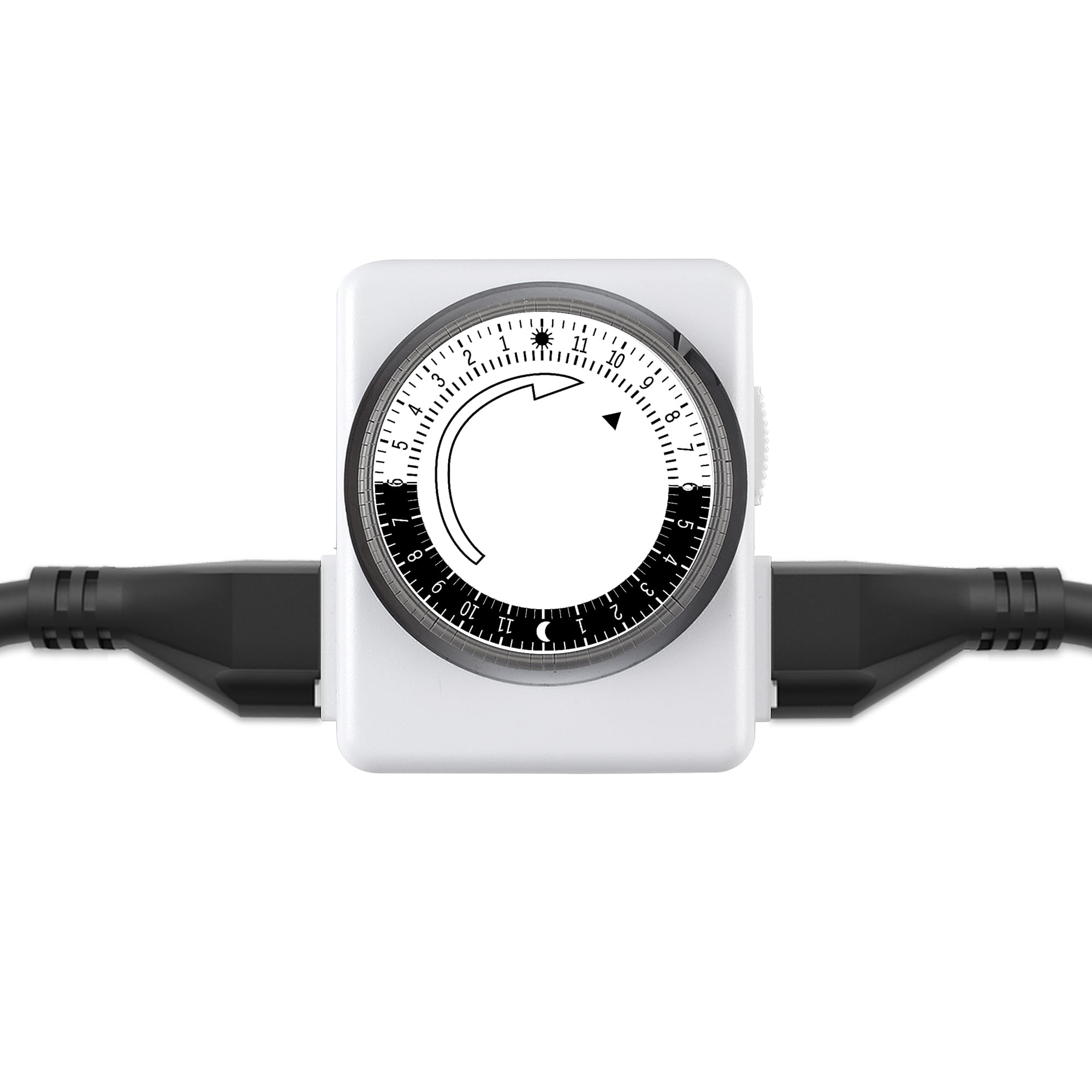 HBN Indoor Timers for Lamps,24 Hour Plug-in Mechanical Indoor Timer for ...