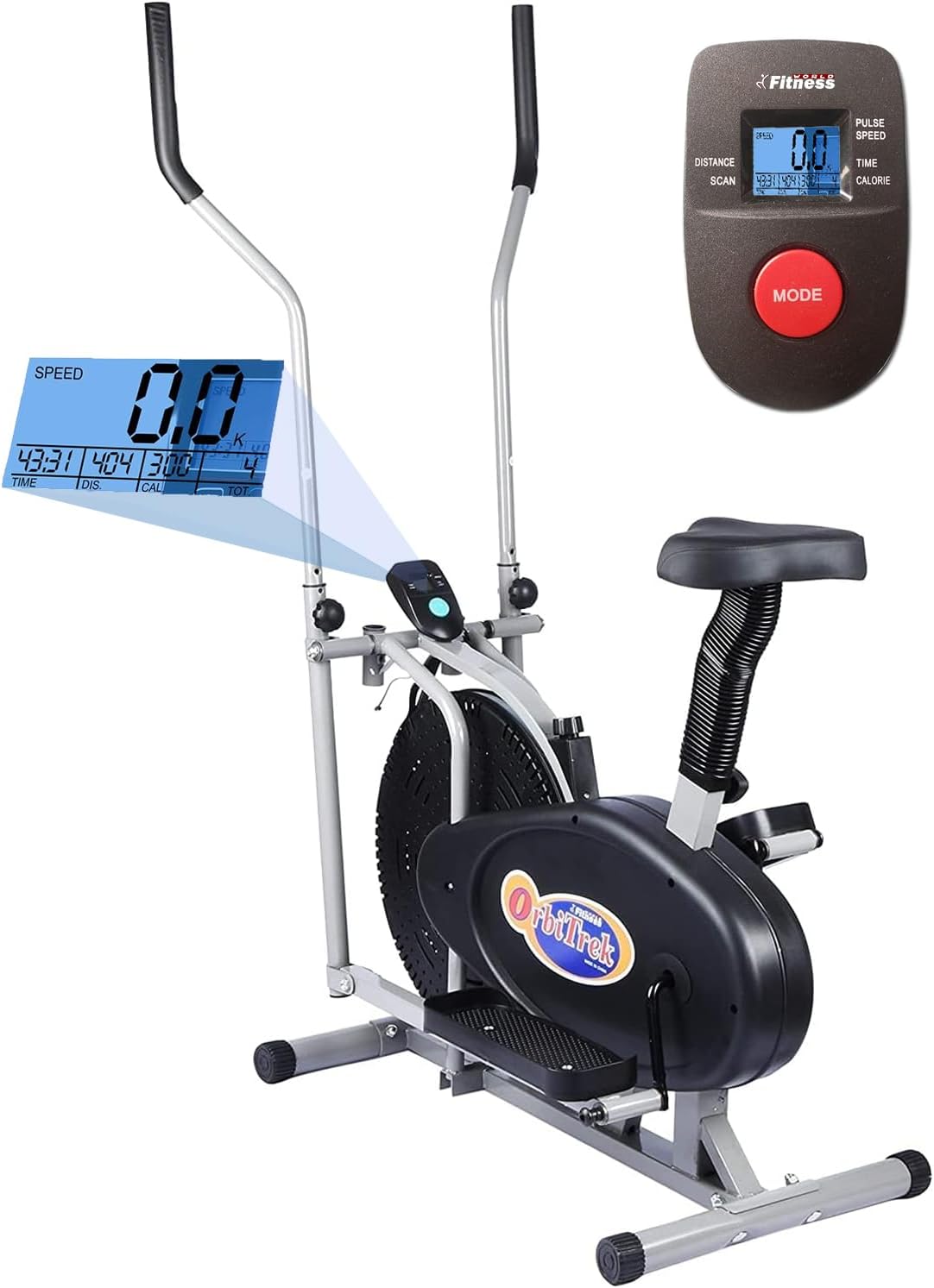 Fitness World Orbitrac EH-200 Cross Treadmill with Virtual Assistant ...