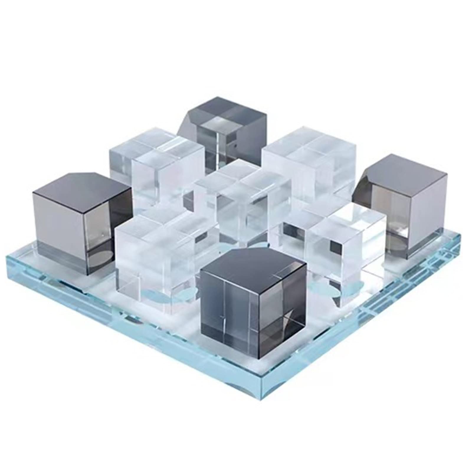 Buy Acrylic Tic Tac Toe Game Set, Board Game for Adults and Kids, with ...