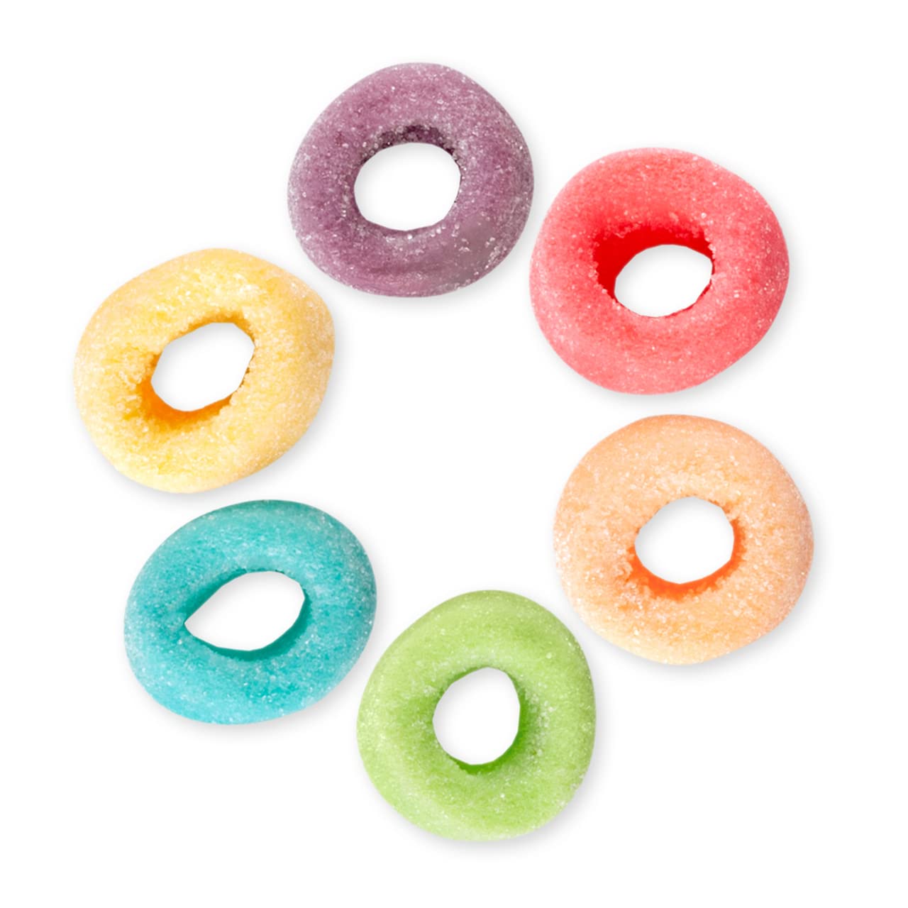 Froot Loops Gummies, Assorted Real Fruit Juice Flavored Gummy Candy ...