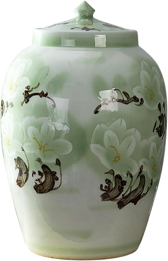 Amazon.com: Rice Jar Ceramic Large Rice Storage Container Rice ...