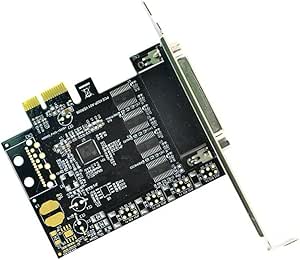 Amazon.com: for PCI-E Serial Port Card Pcie to 4 Serial Port RS232 9-Pin Industrial Control 4 ...