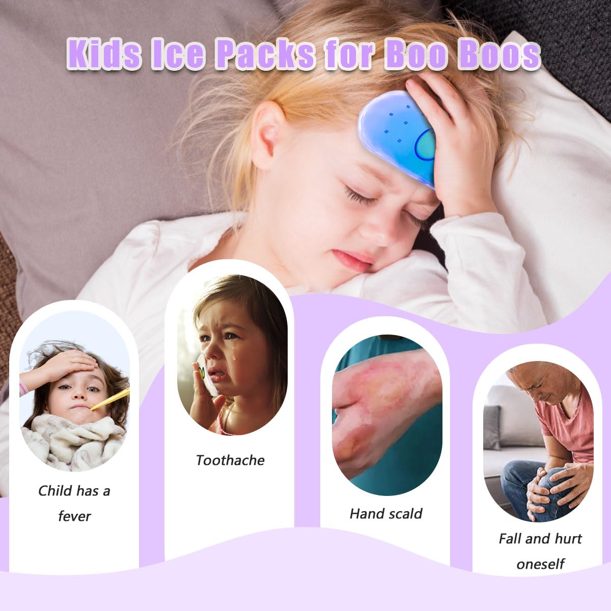 Snapklik.com : Kids Ice Pack, Hot Or Cold Pack Gel Cooling Pad ...