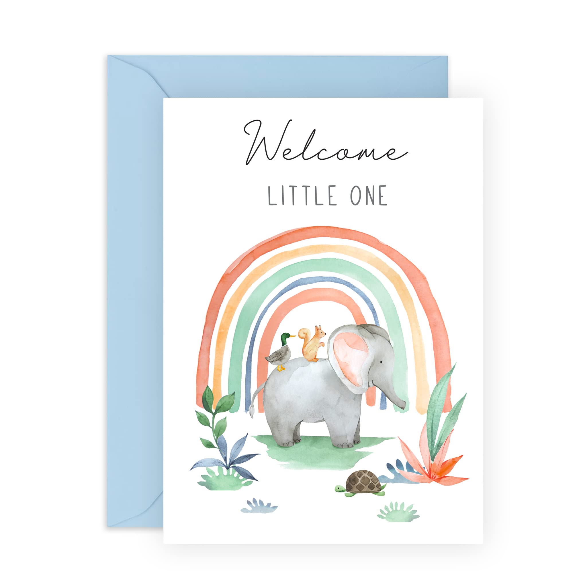 CENTRAL 23 New Baby Congratulations Card - 'Welcome Little One' - Baby ...