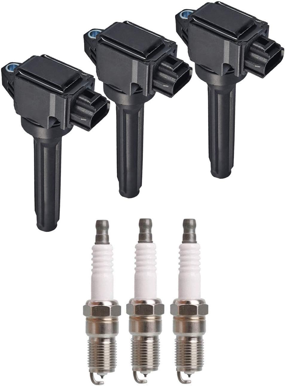 Amazon.com: ENA Set of 3 Ignition Coil Pack and Iridium Spark Plug ...