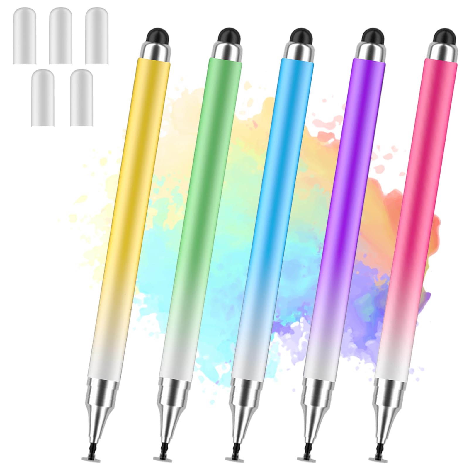 AmberVec Stylus Pens for Touch Screens, Universal 2 in 1 Stylus Pen for ...