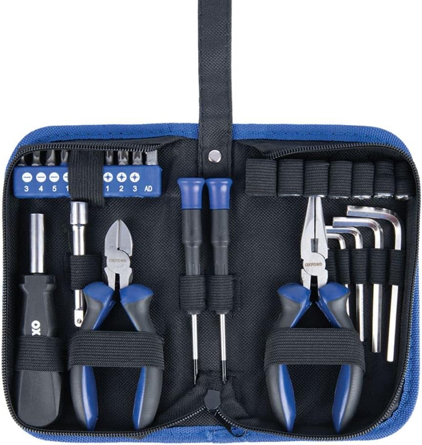 Amazon.com: Oxford - Motorcycle Tool Kit - Essentials, 28 Piece ...