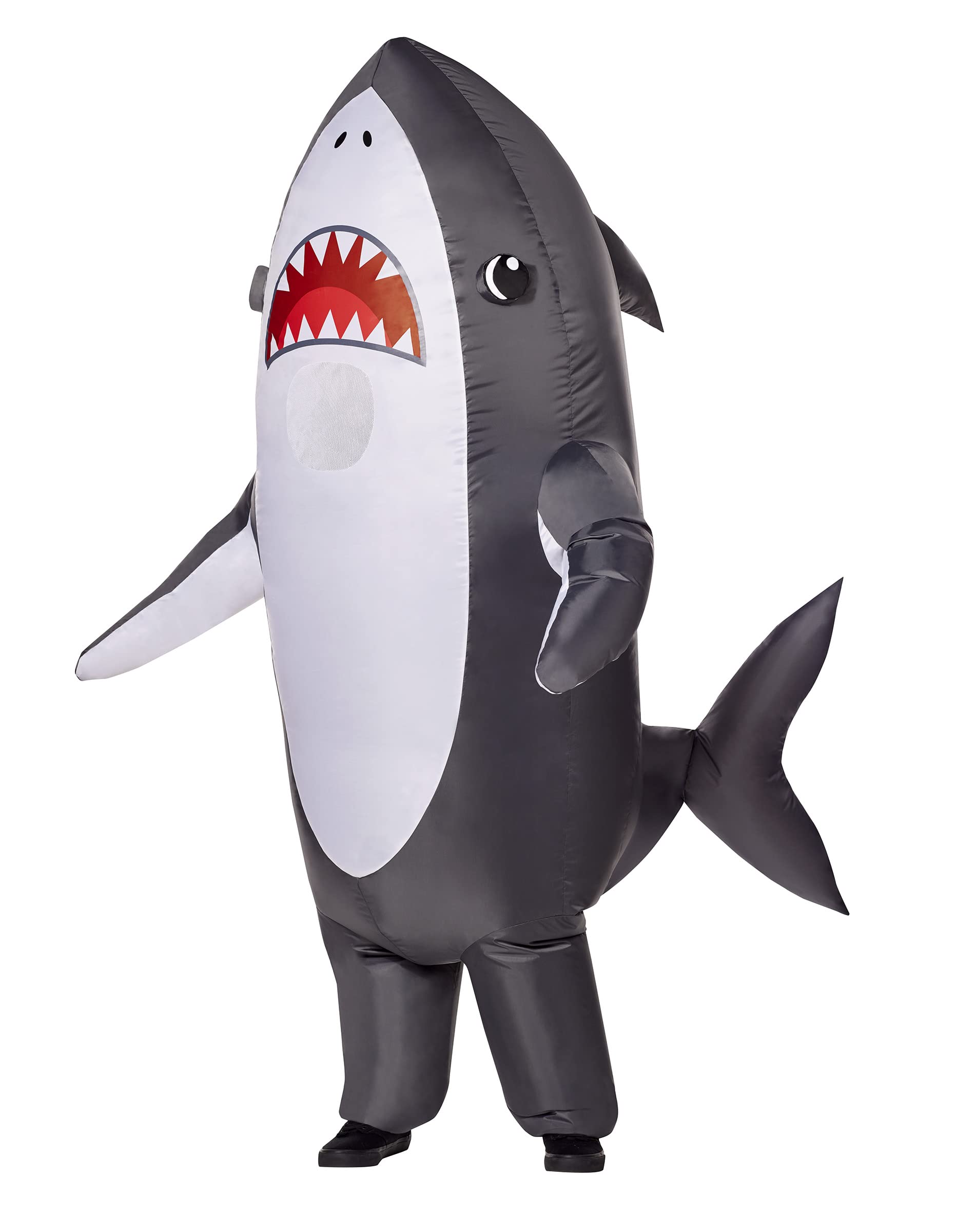 Amazon.com: Spirit Halloween Adult Shark Inflatable Costume ...