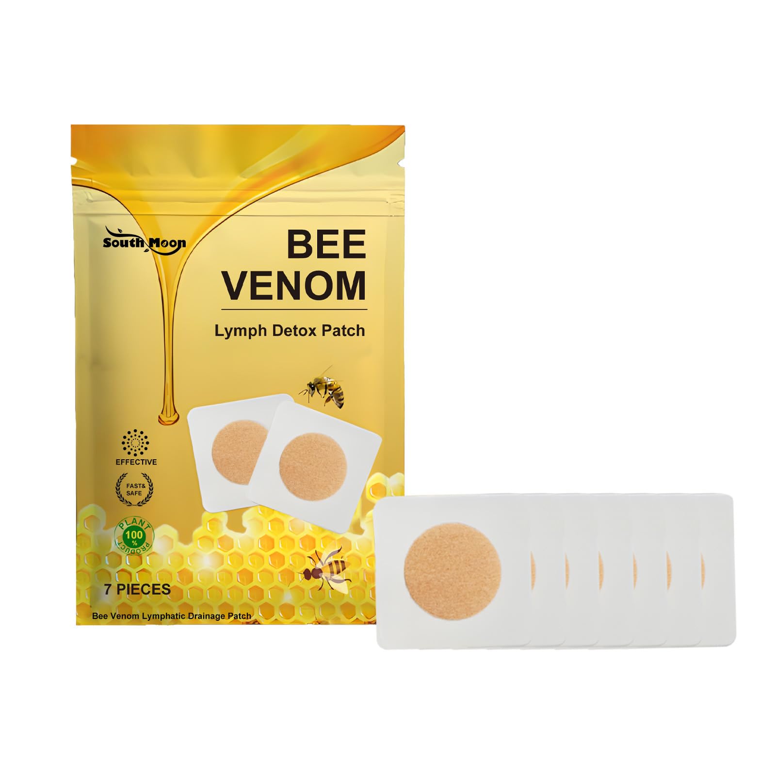 Buy Shefave Bee Venom Bee Venom Plaster, Bee Venom Lymphatic Drainage Plaster, Safety Mild ...