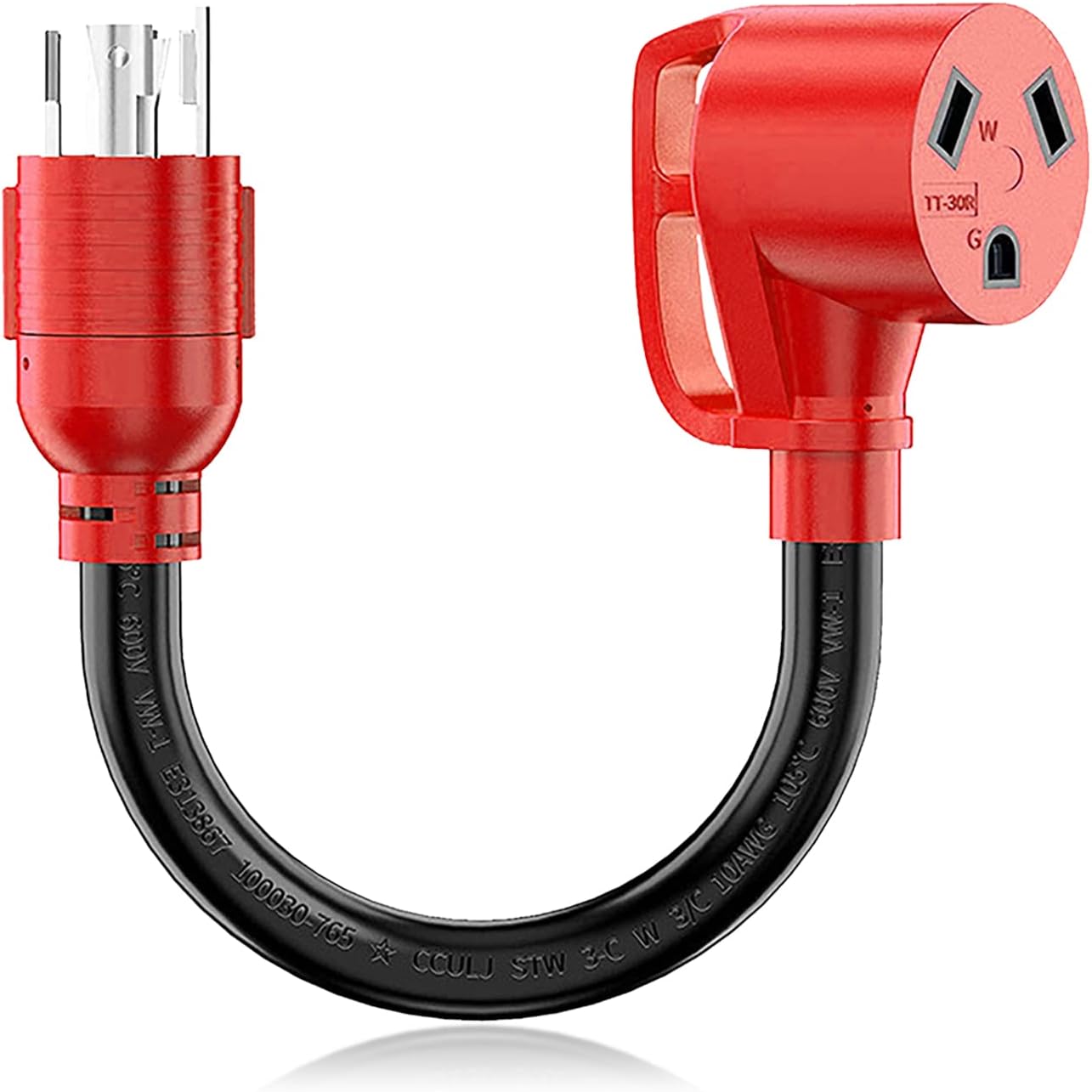 Amazon.com: Miytsya 1 Pack 30 Amp to 110 Volt RV Adapter Cord, NEMA 5 ...