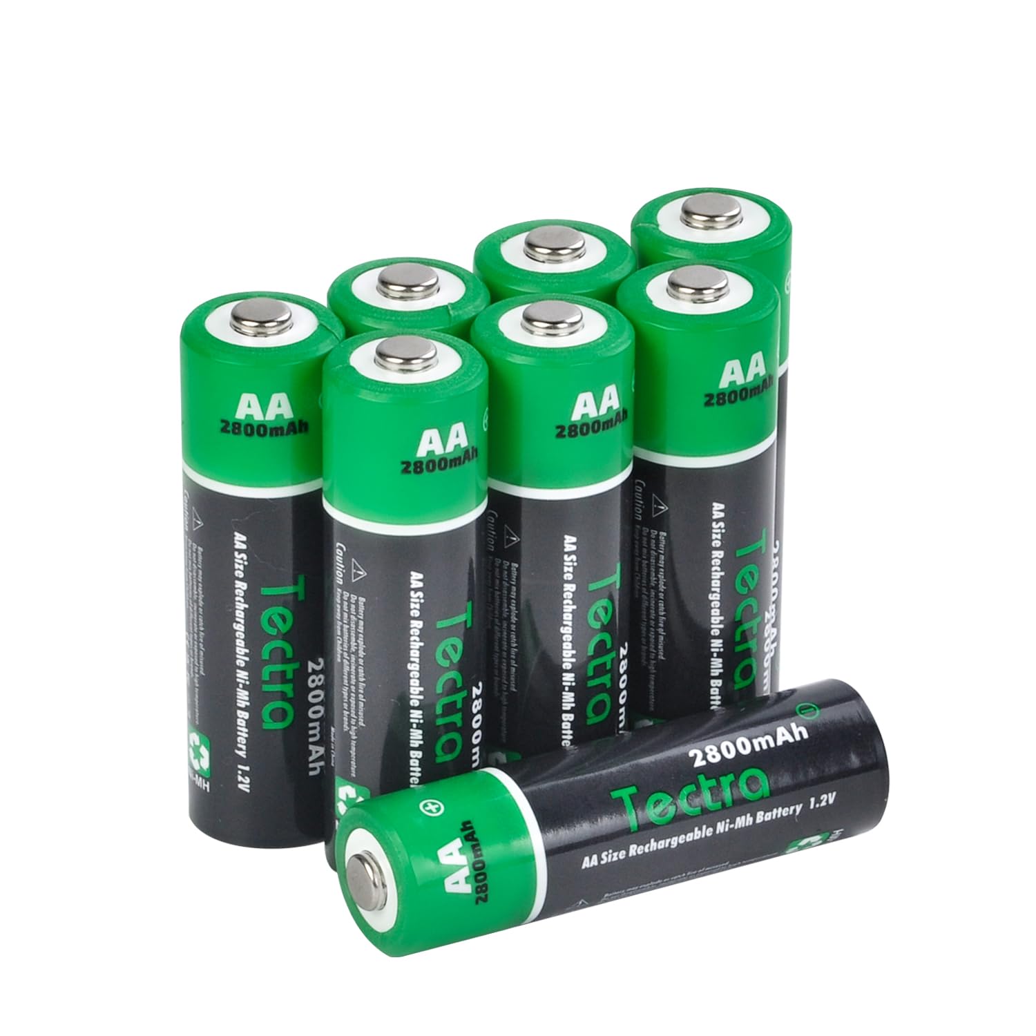 DuraPro 8Pcs AA Akku Pre-Charged NI-MH AA Rechargeable Batteries Akkus ...