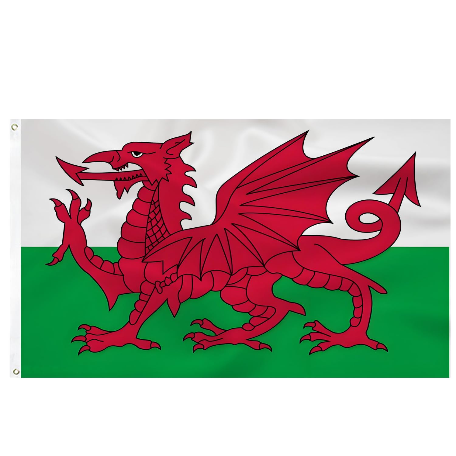Welsh flag 3x5FT -(90x150cm) Welsh National Flags Indoor/Outdoor ...