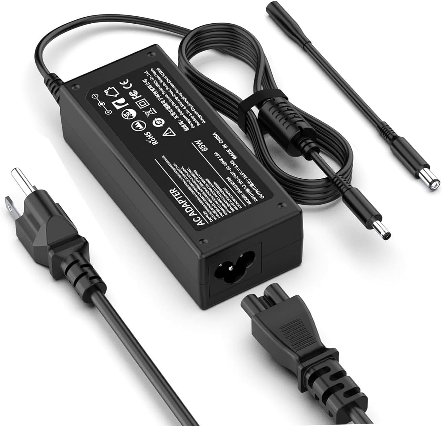 Amazon.com: 65W 45W AC Adapter Laptop Charger for Dell Inspiron 13 14 ...