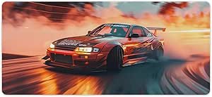 Amazon.com: Drift Car JDM Car R32 Smoke Large Mouse Pad Desk Mat ...