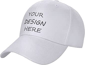 Custom Baseball Cap Personalized Baseball Cap Add Your Text and Picture ...
