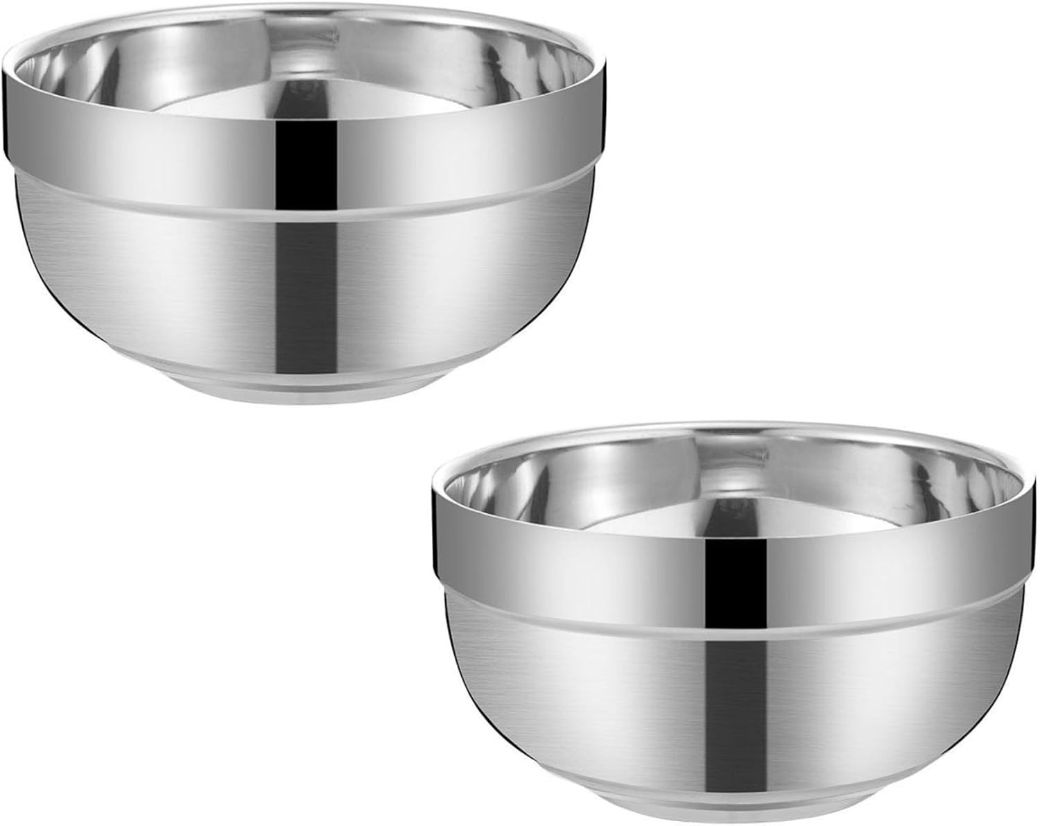 Amazon.com | YIKANGHENG 2 Pack Thickened 304 Stainless Steel Bowl ...