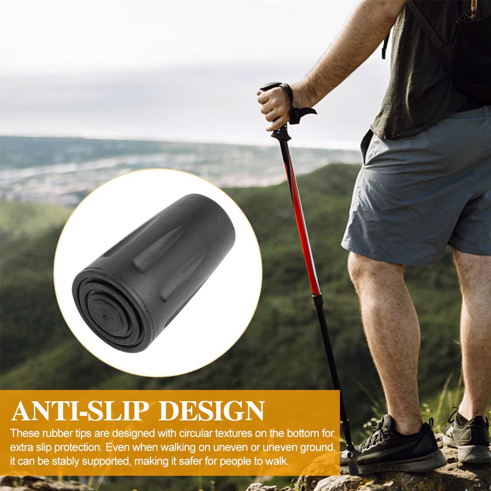 Walking Stick Caps,7PCS Walking Stick Rubber Tips,Rubber Alpenstock ...