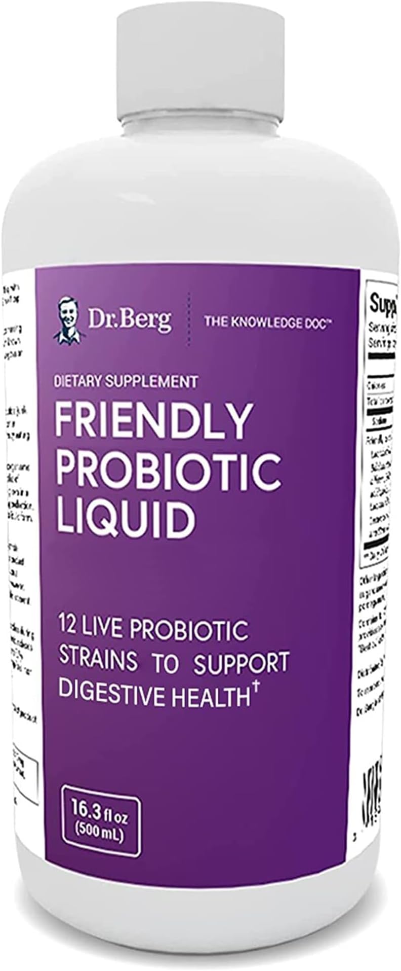 Amazon.com: Dr. Berg's Friendly Probiotic Liquid Supplement Drink Mix w ...