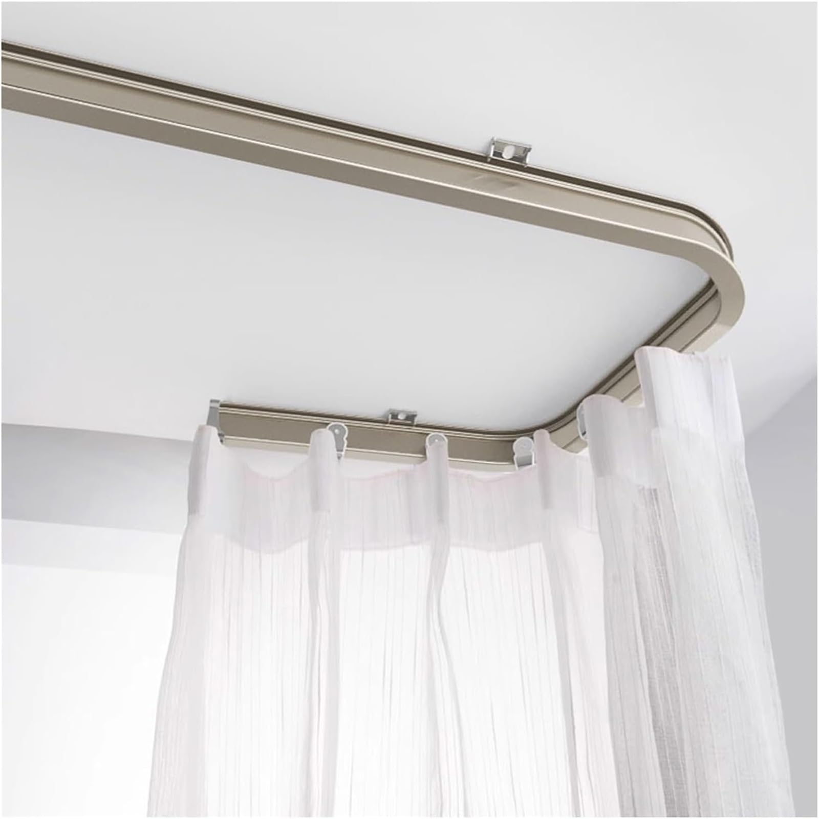 Curved Curtain Rods For Sheers