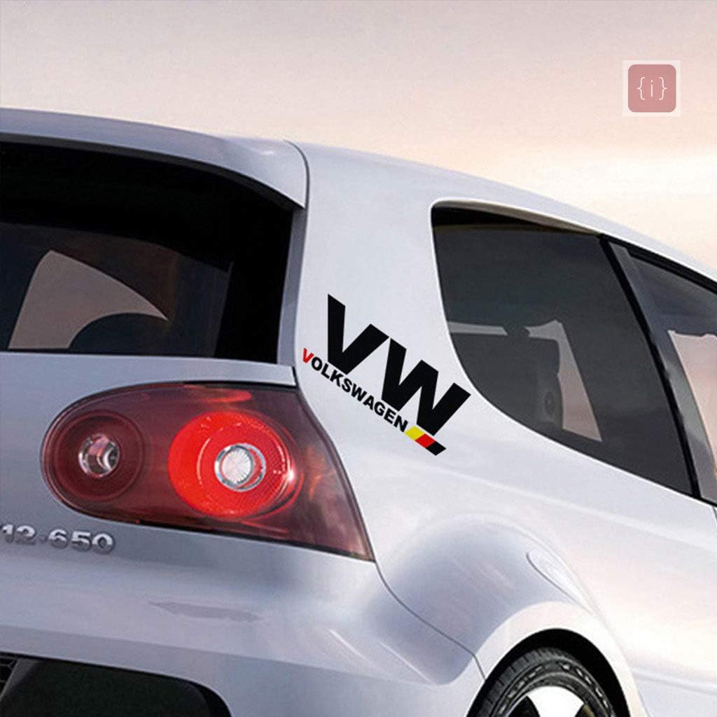 ISEE 360® Rearview Mirror Car Stickers Decal Compatible for Volkswagen ...